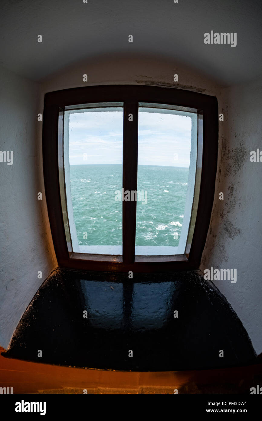 Inside South Stack Lighthouse, Holy Island, Anglesey, Wales, UK Stock ...