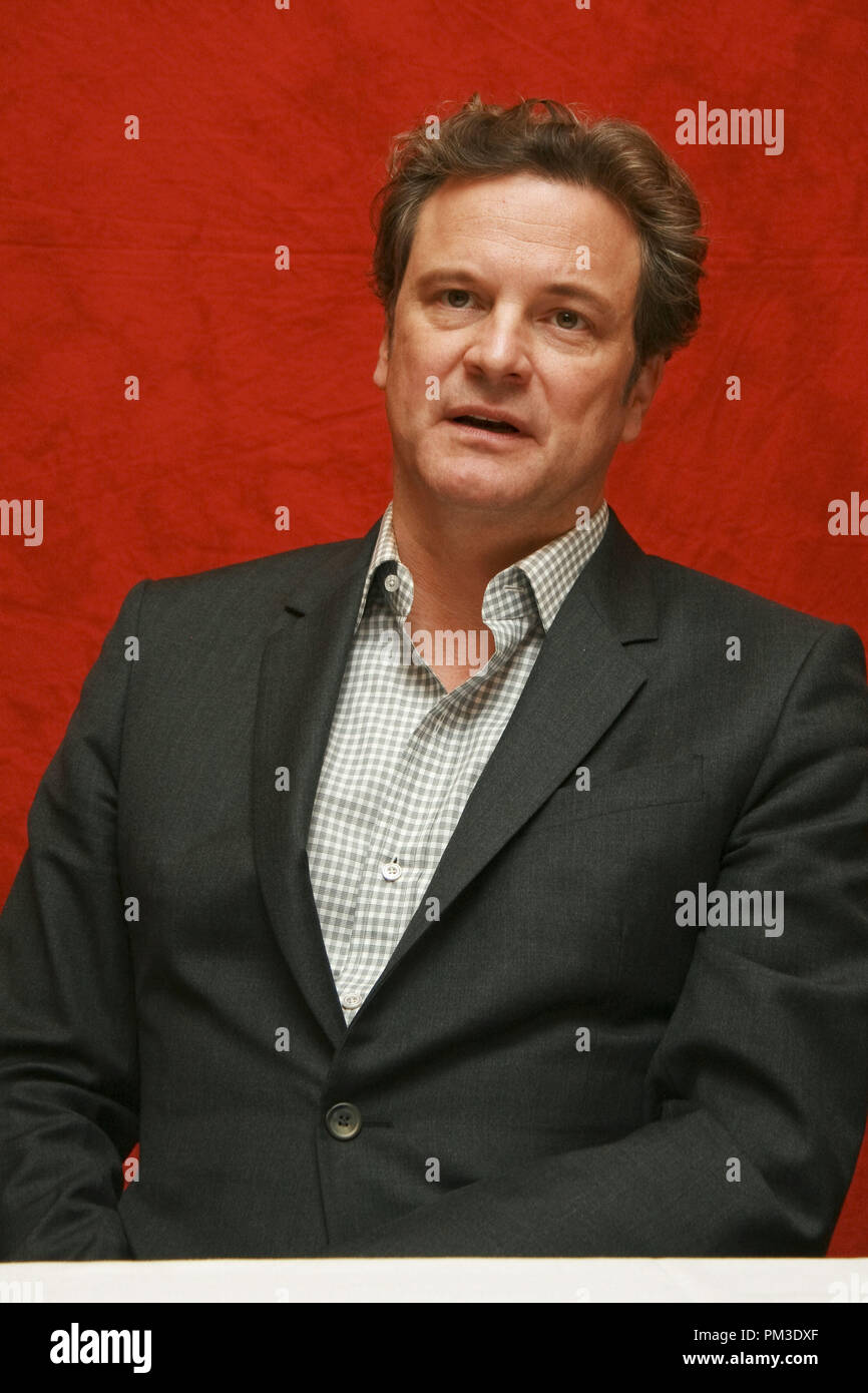 Colin Firth "The King's Speech" Portrait Session, September 11, 2010 ...