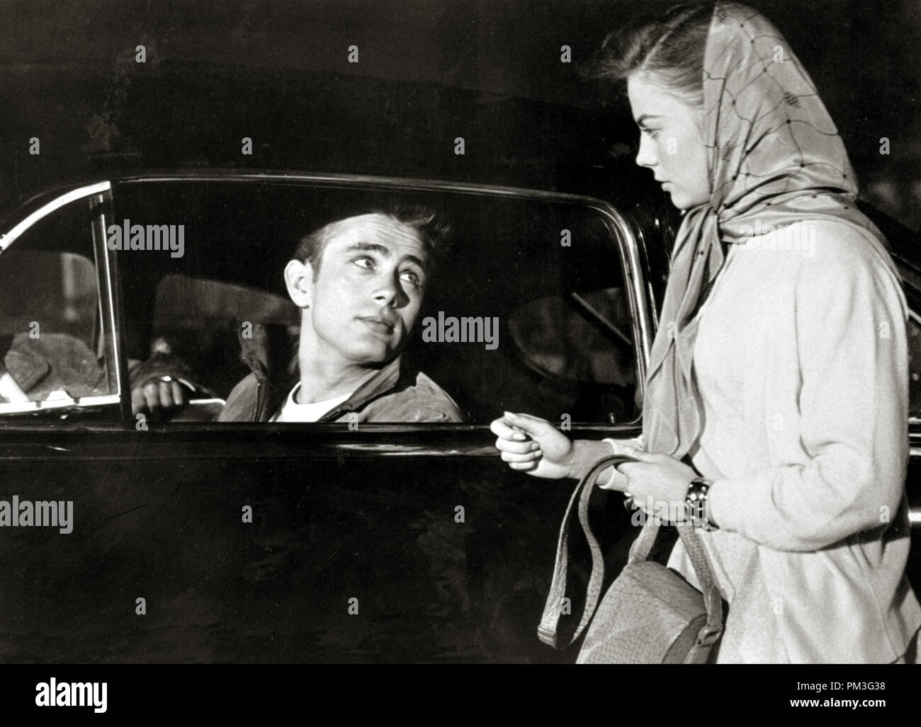 James Dean and Natalie Wood, "Rebel Without a Cause" 1955 Warner File ...