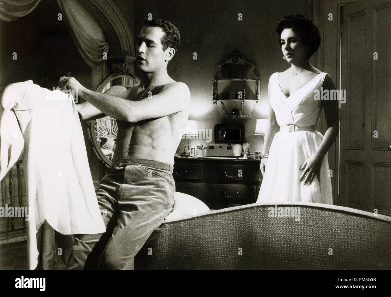 Paul Newman and Elizabeth Taylor, " Cat On A Hot Tin Roof" 1958 MGM ...