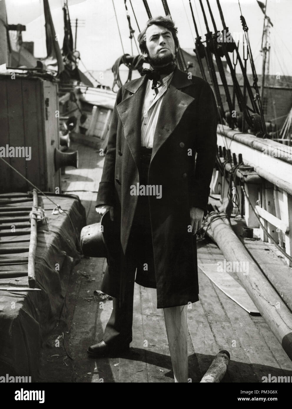 Gregory Peck "Moby Dick" 1956 File Reference # 30732 468THA Stock Photo - Alamy