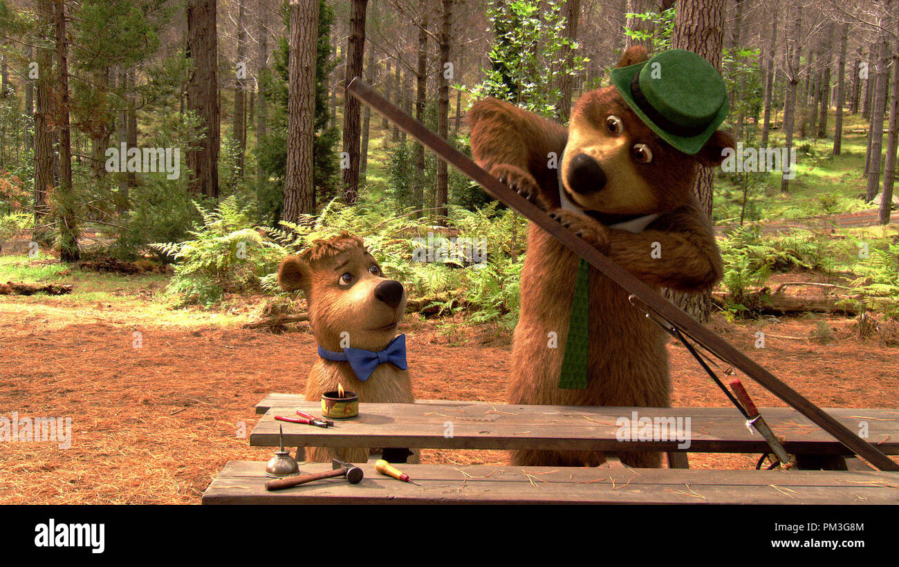(L-r) Boo Boo, as voiced by JUSTIN TIMBERLAKE, and Yogi Bear, as voiced ...