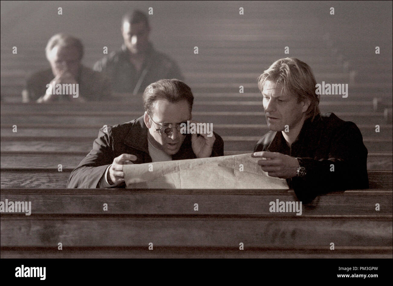 Film Still from "National Treasure" Nicolas Cage, Sean Bean © 2004 ...