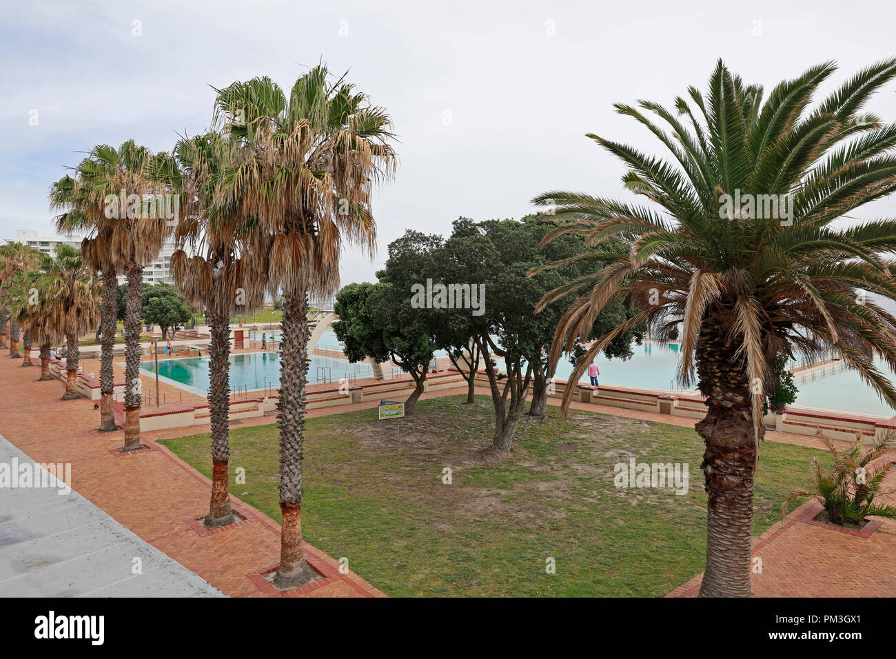 The Sea Point municipal swimming pool in Beach Road, Sea Point, Cape ...