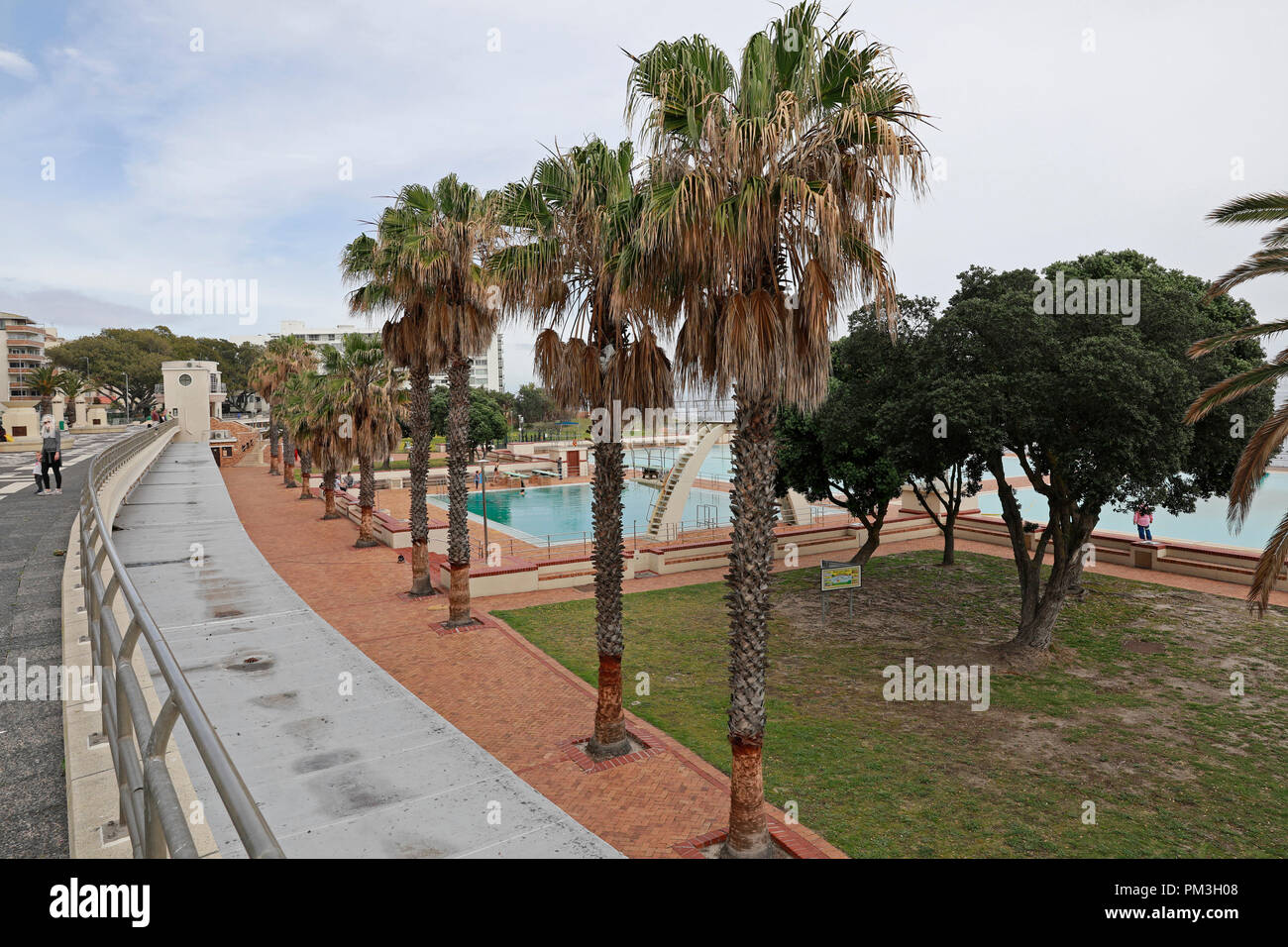 The Sea Point municipal swimming pool in Beach Road, Sea Point, Cape ...