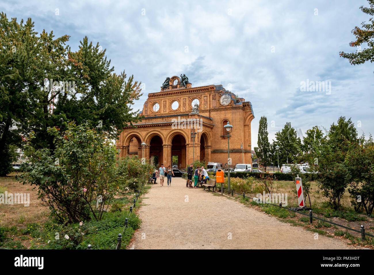The ruins of Anhalter Bahnhof in Berlin Stock Photo - Alamy