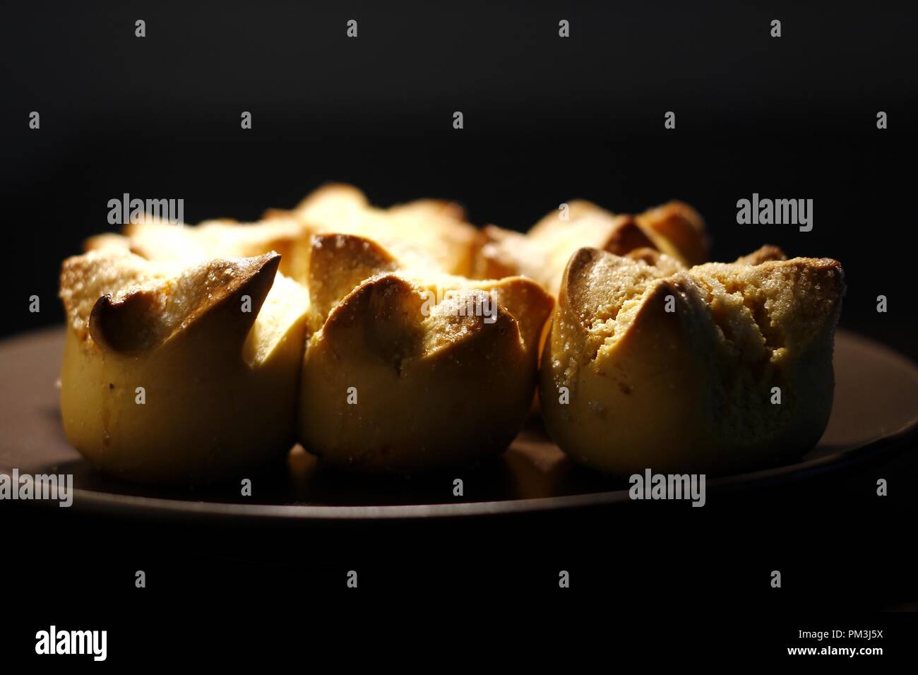 Photo of freshly baked sweet bread known as Putok in the Philippines ...