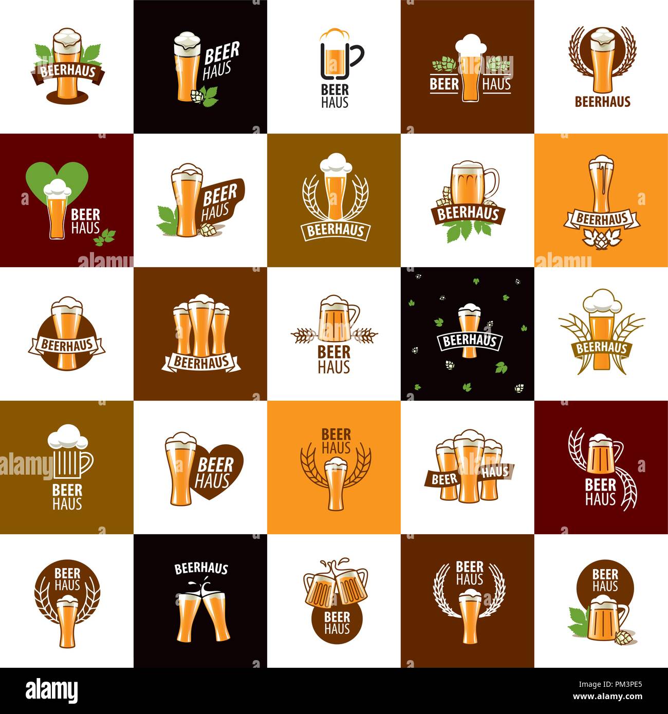 vector beer logo Stock Vector Image & Art - Alamy
