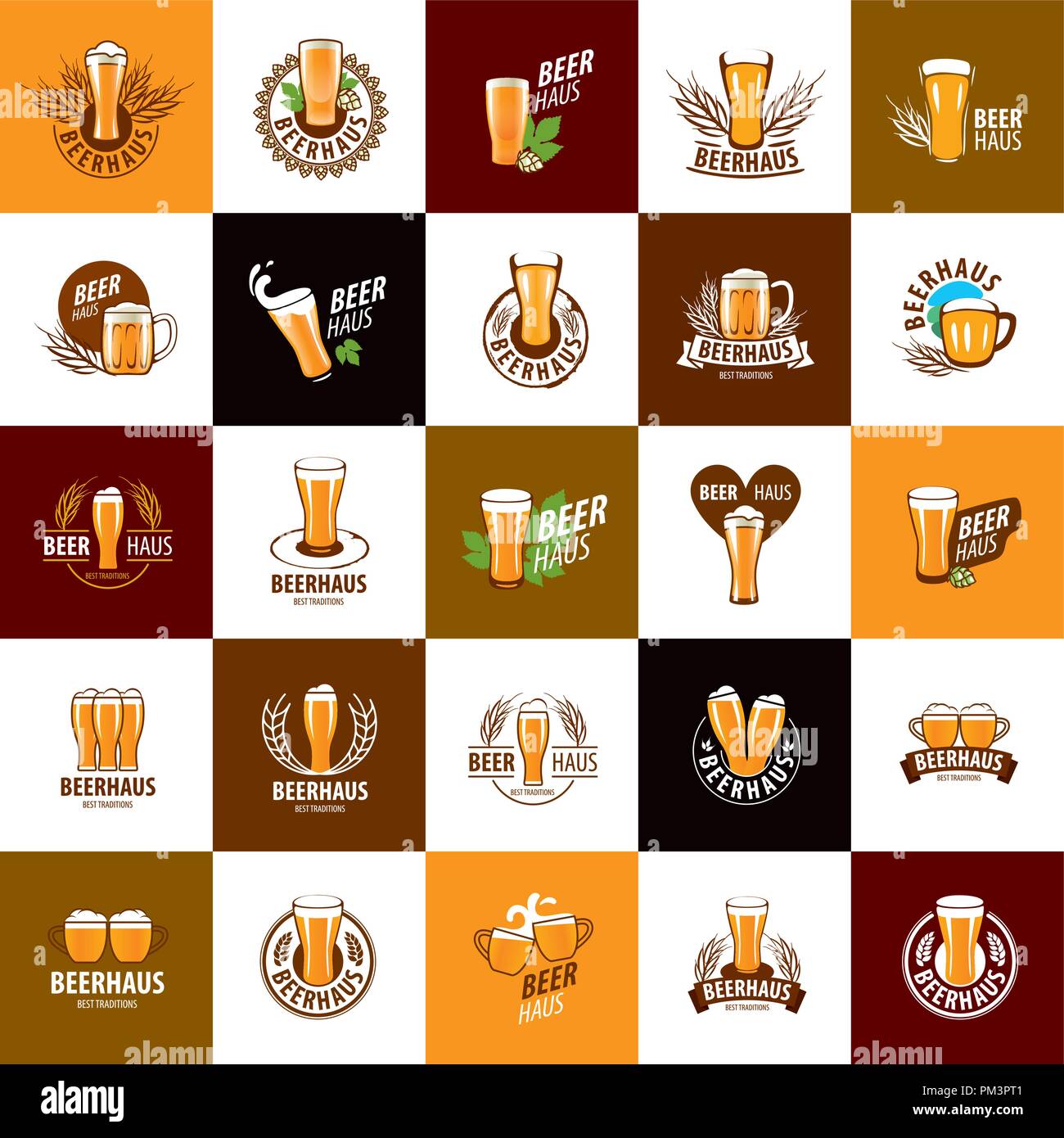 vector beer logo Stock Vector Image & Art - Alamy