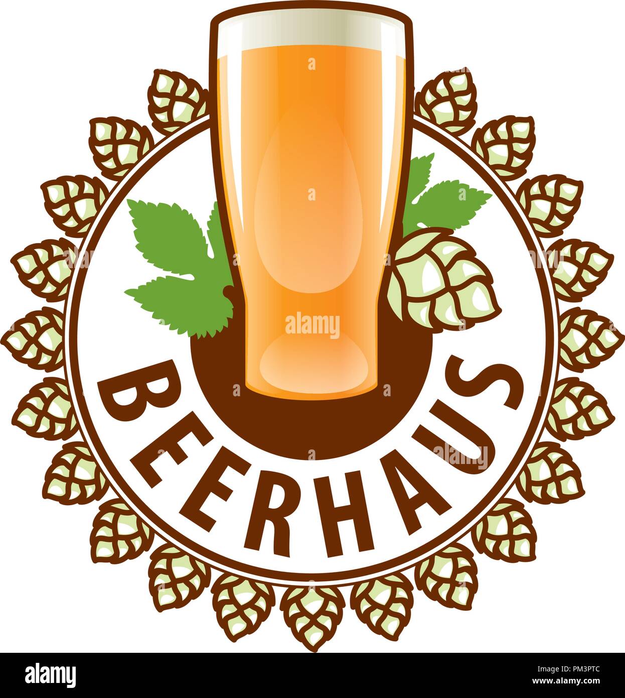 vector beer logo Stock Vector Image & Art - Alamy