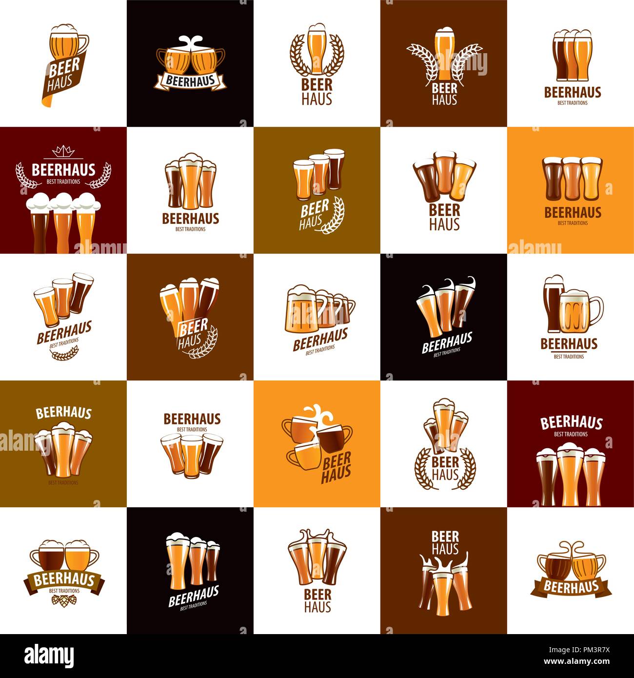 vector beer logo Stock Vector Image & Art - Alamy