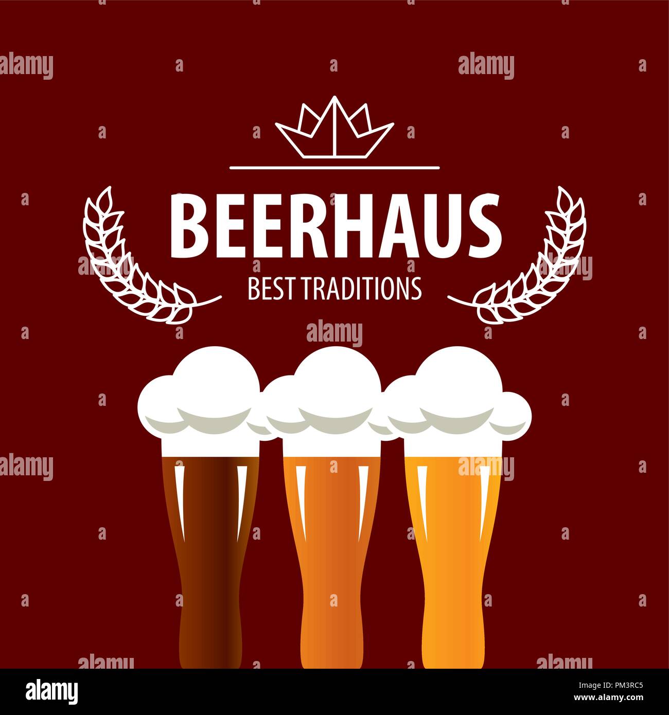 vector beer logo Stock Vector Image & Art - Alamy