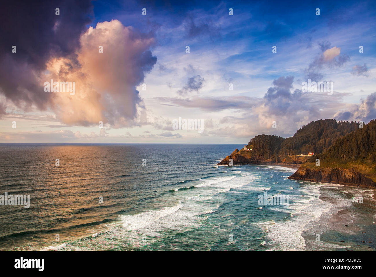 Heceta Head Lighthouse along the Oregon coast Stock Photo - Alamy