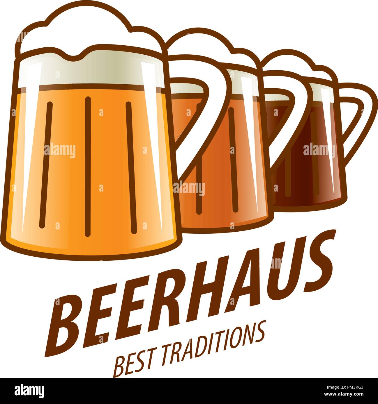 vector beer logo Stock Vector Image & Art - Alamy