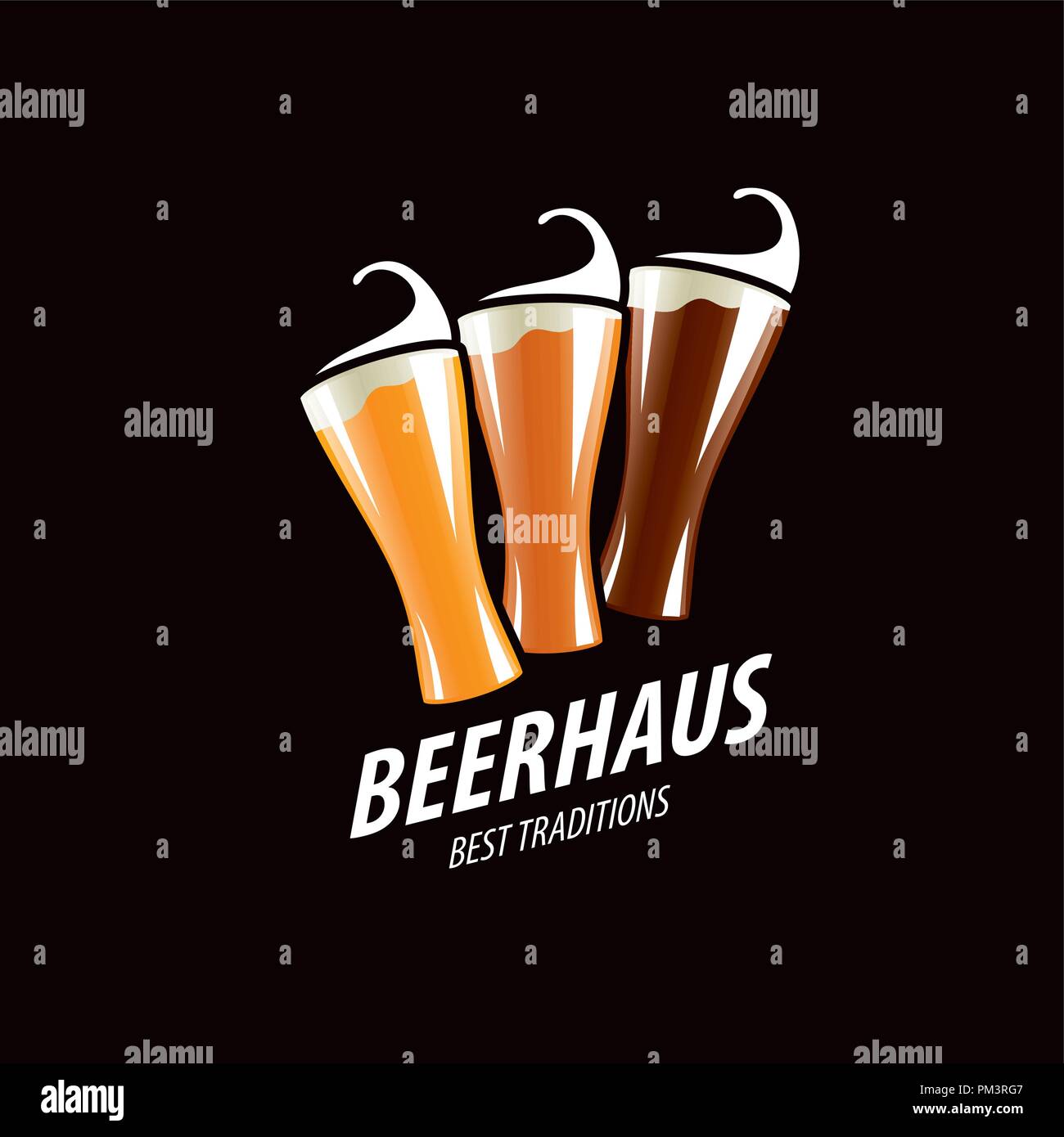 vector beer logo Stock Vector Image & Art - Alamy