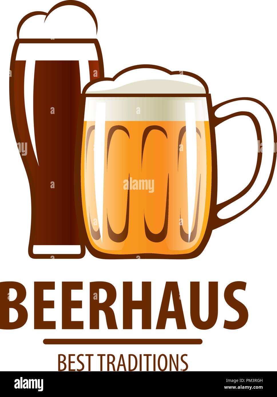 vector beer logo Stock Vector Image & Art - Alamy