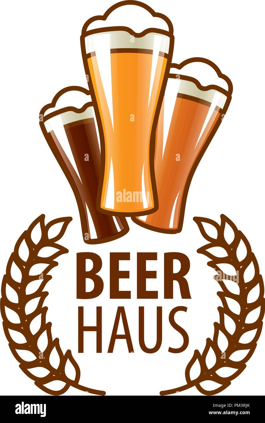 vector beer logo Stock Vector Image & Art - Alamy