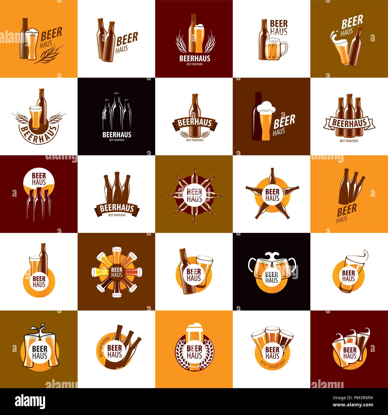 vector beer logo Stock Vector Image & Art - Alamy