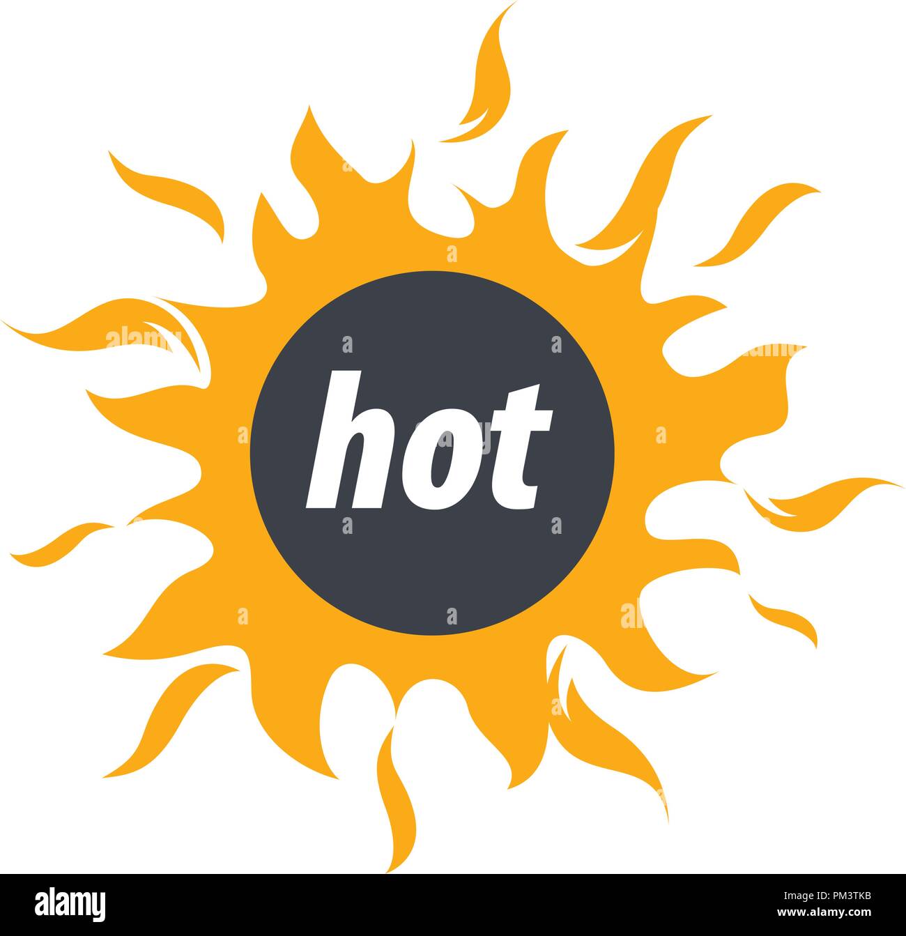 Sun fire logo hi-res stock photography and images - Alamy