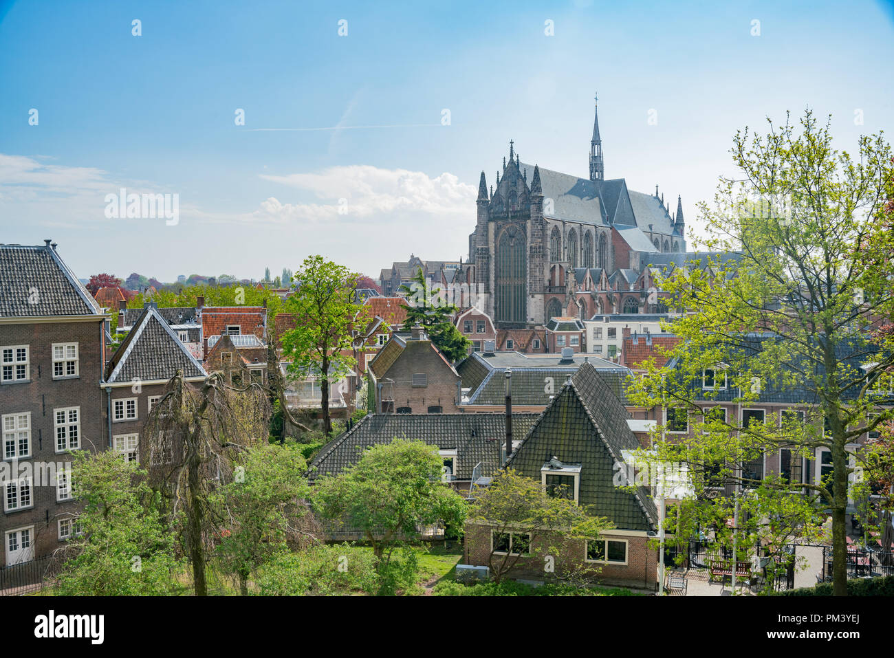 Aerial cityscape view leiden hi-res stock photography and images - Alamy