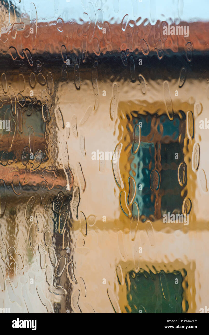 View of Florence through the window. View of La Cattedrale di Santa ...