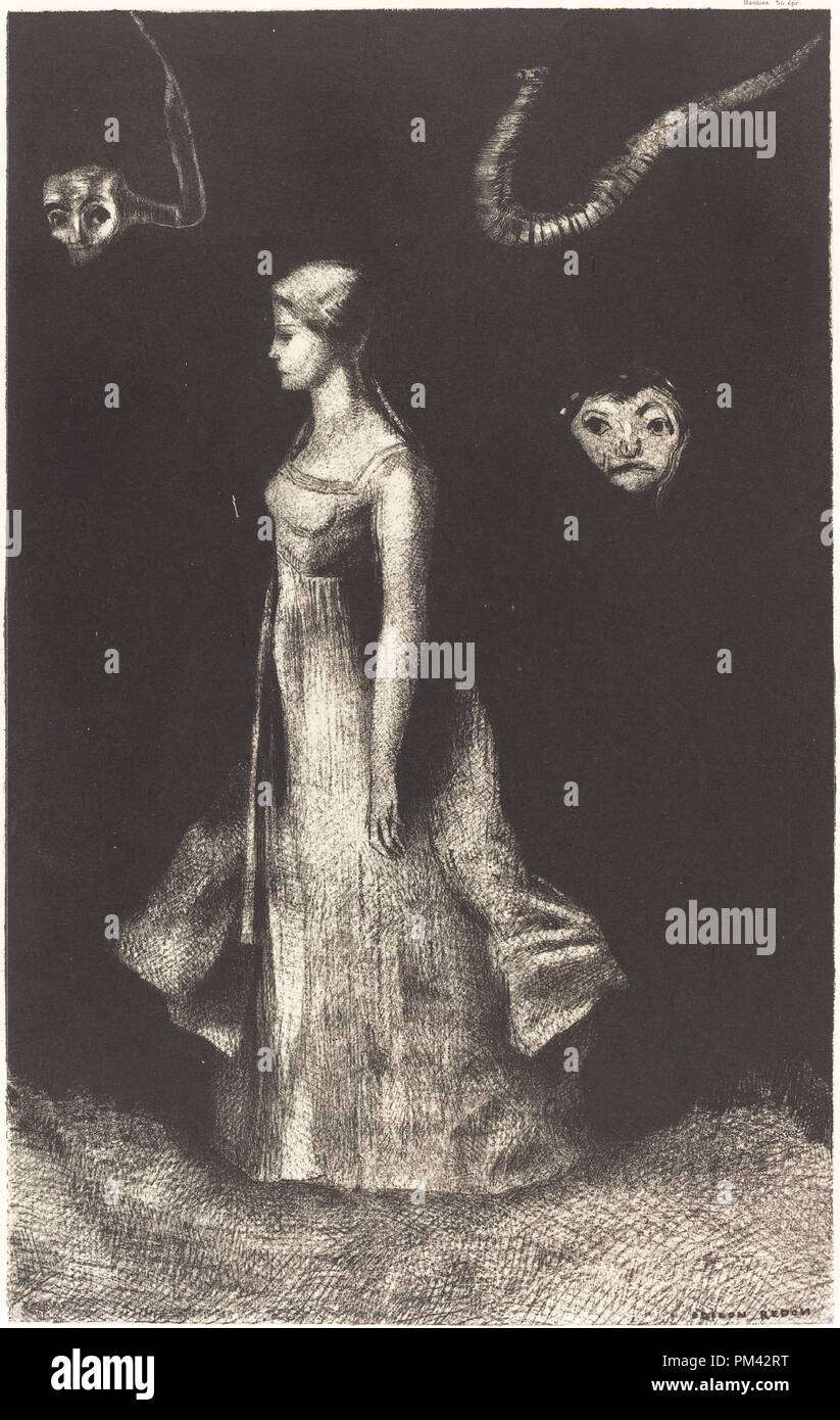 Hantise (Obsession). Dated: 1894. Medium: lithograph. Museum: National ...