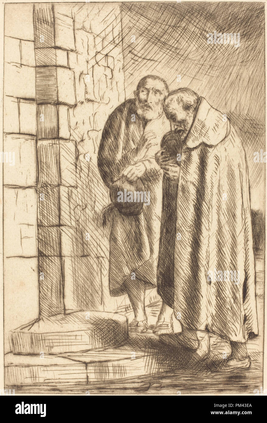 Saint Peter and Saint Paul in the Door of M. Richard (St. Pierre et St ...