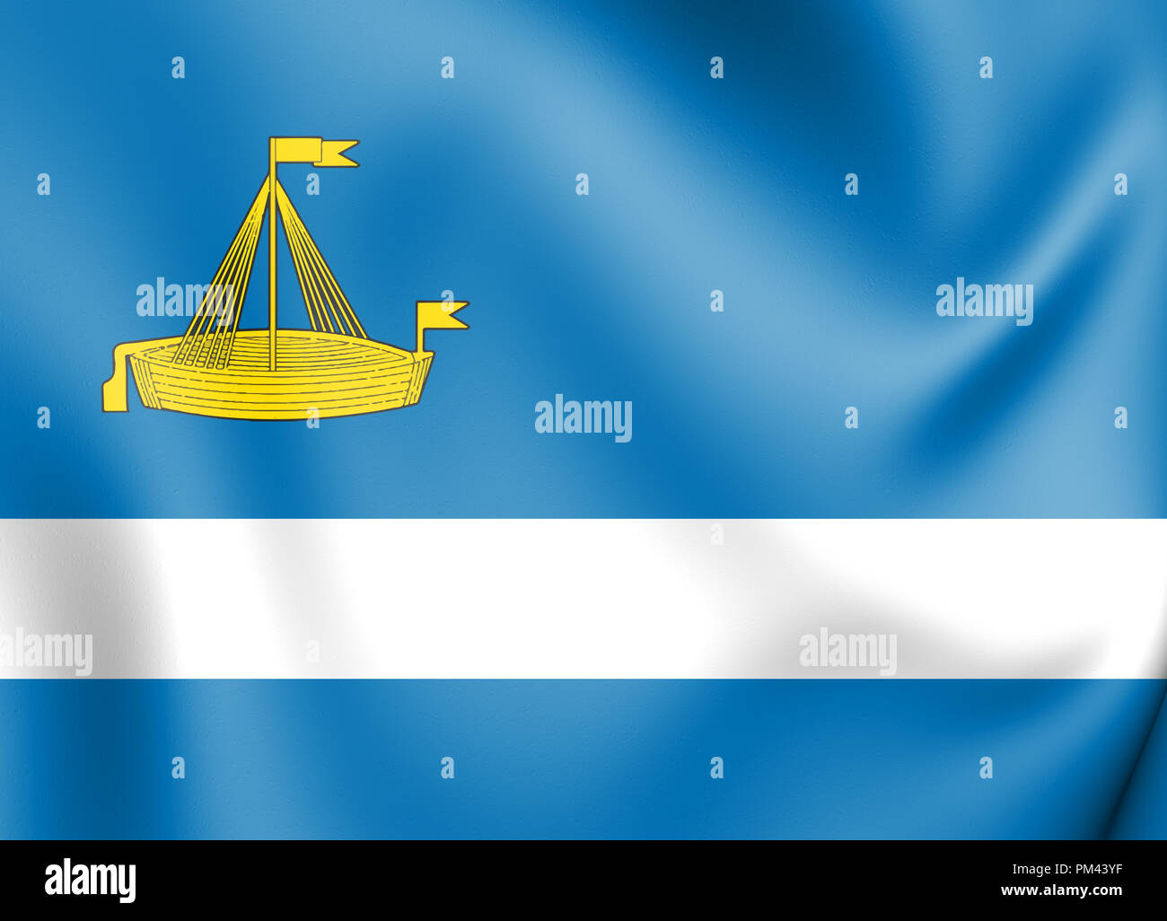 Tyumen oblast flag hi-res stock photography and images - Alamy