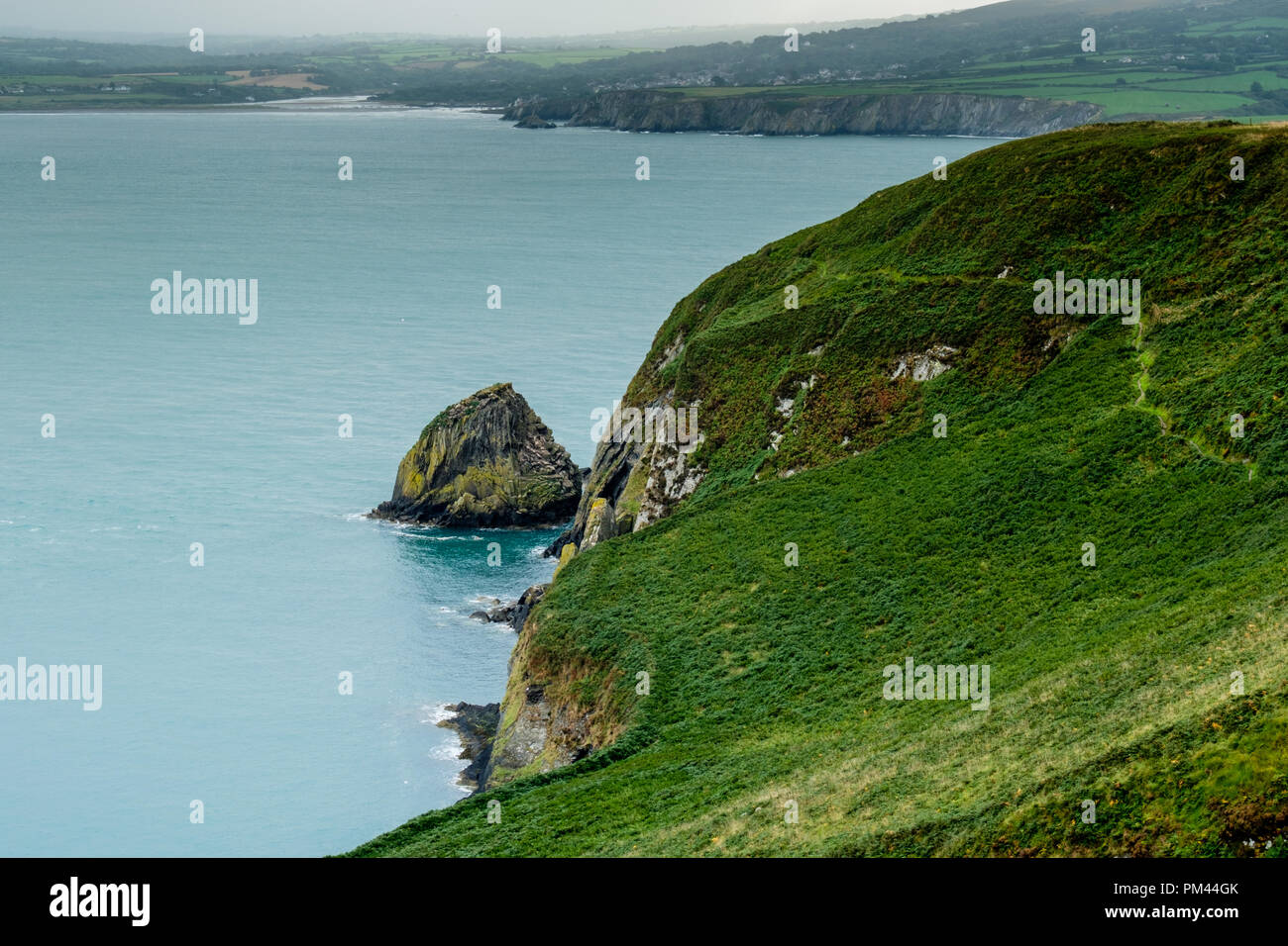 Needle Rock, off Dinas Head, near Cwm-yr-Eglwys, near Dinas Cross ...