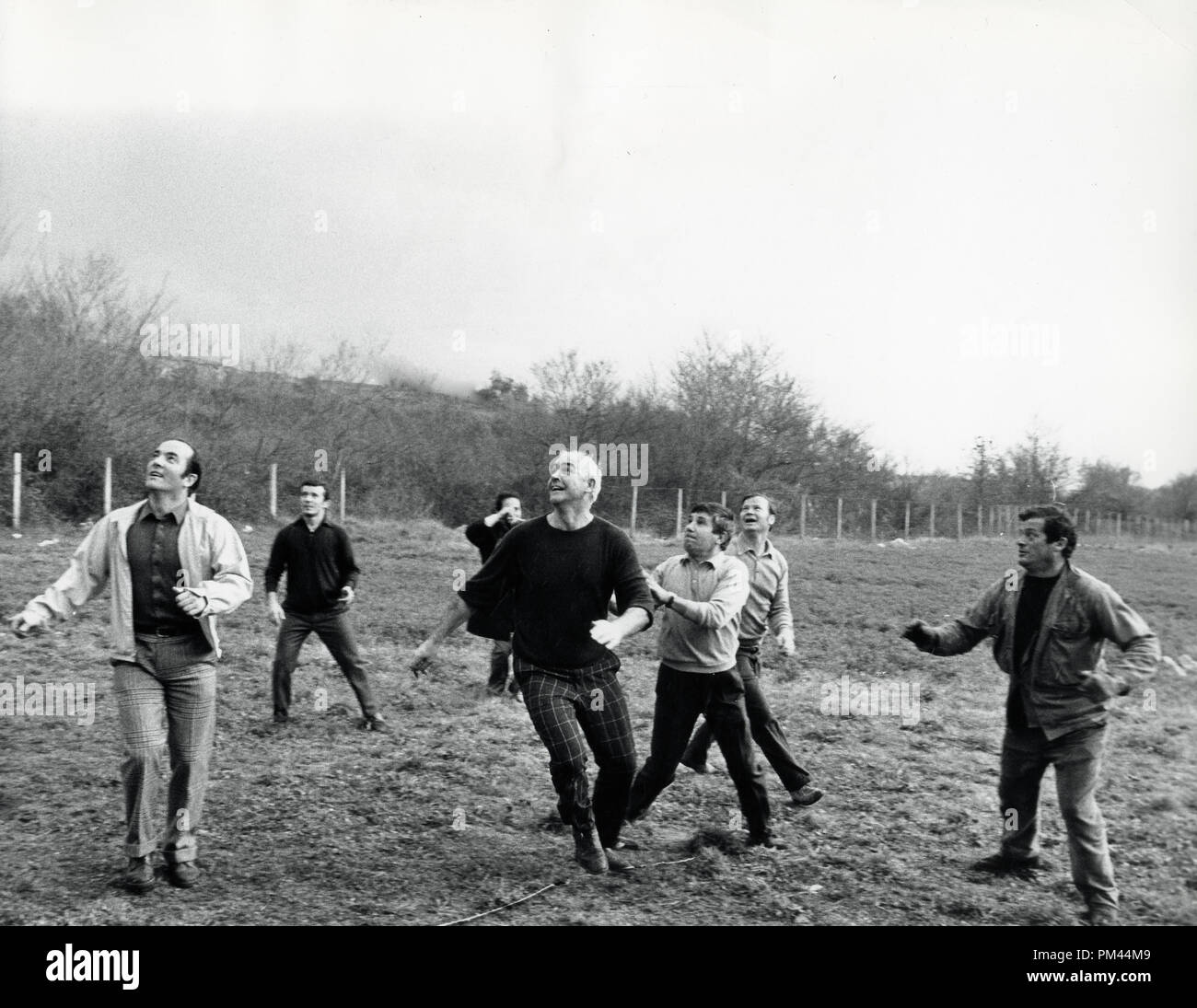 Sean Connery enjoying a game of soccer during a break in filming "The ...