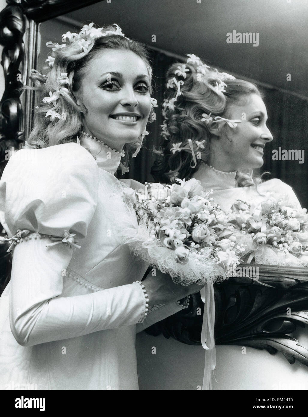 Sharon Tate Wedding Sharon Tates Wedding Look For Tying The Knot With