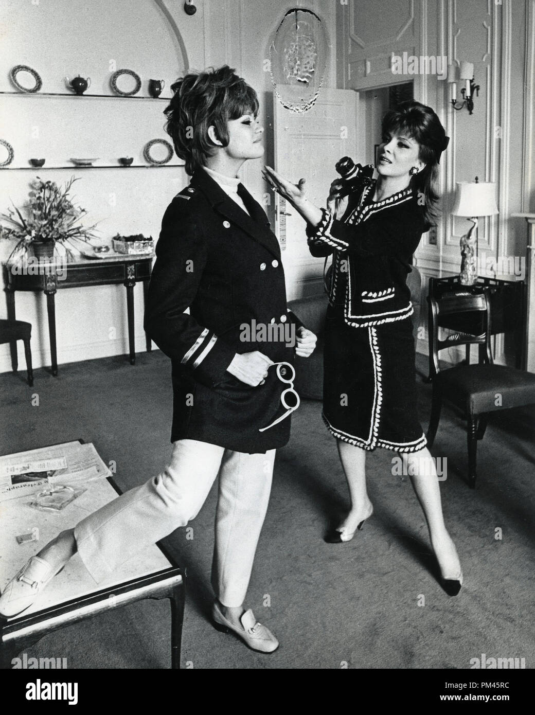 Gina Lollobrigida photographs Claudia Cardinale, March1967. File ...