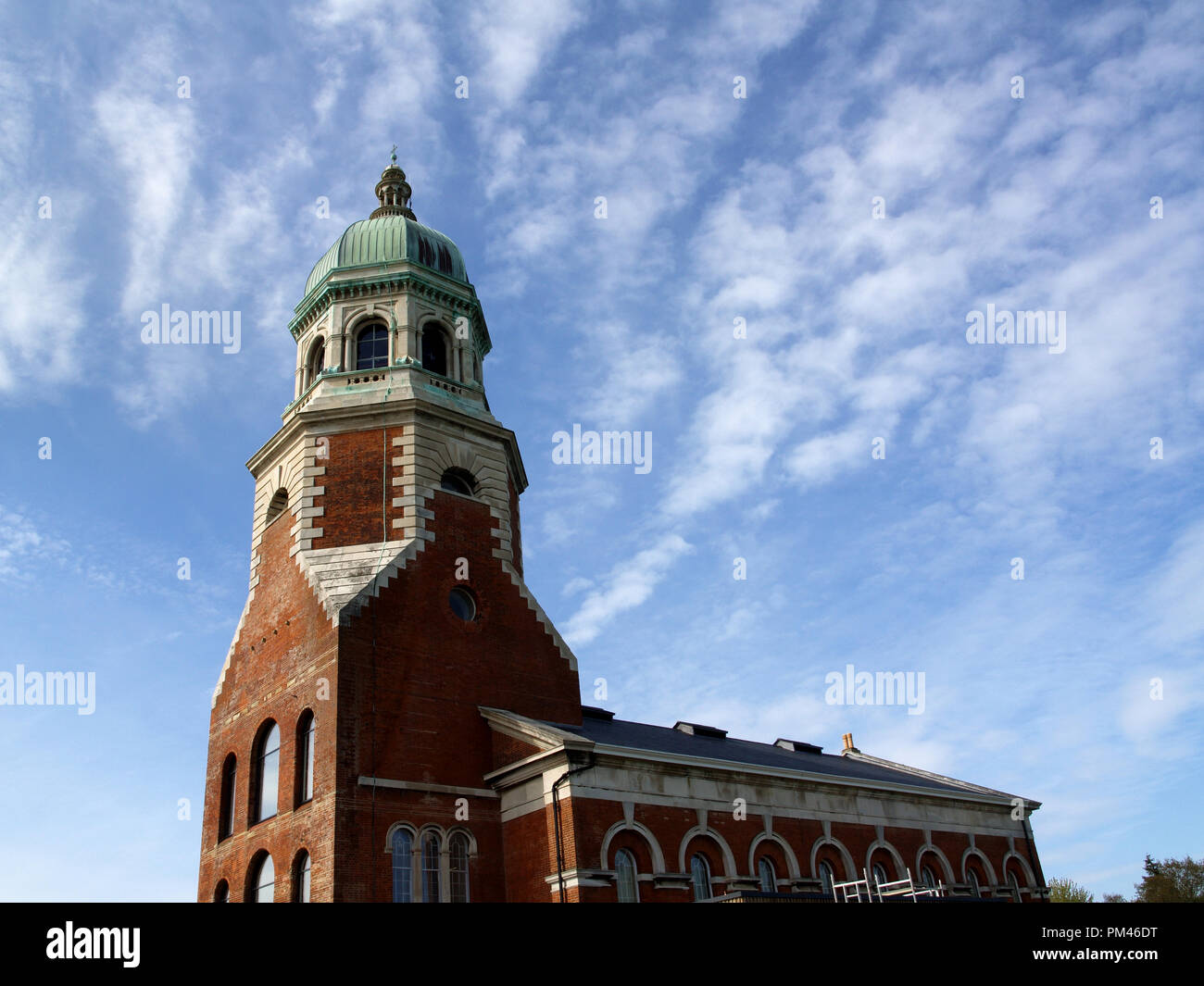 Renovations at Netley Hospital Chapel at Royal Victoria Country Park ...