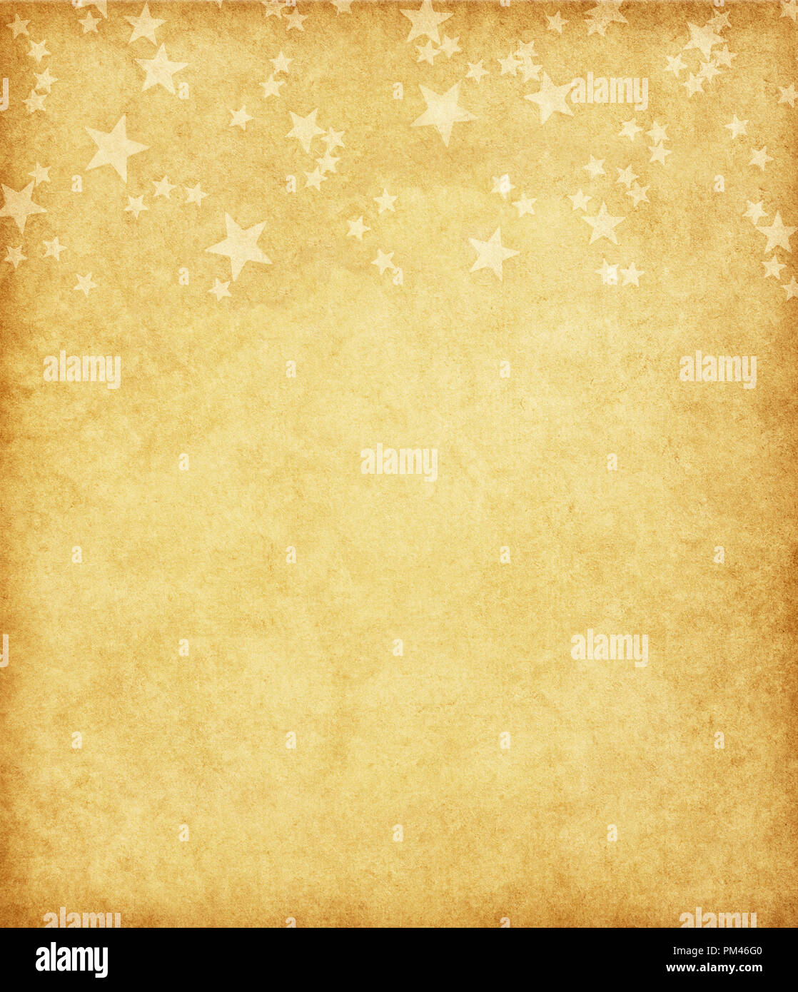 Old paper with stars Stock Photo - Alamy