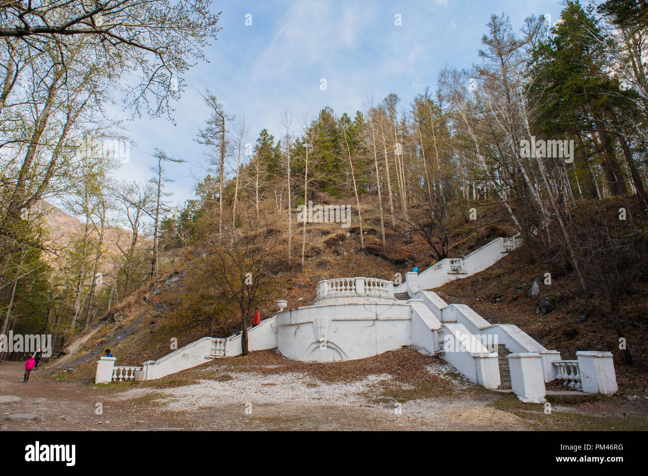 Arshan at the Sayan mountains in Buriatya, Siberia - Russia Stock Photo ...