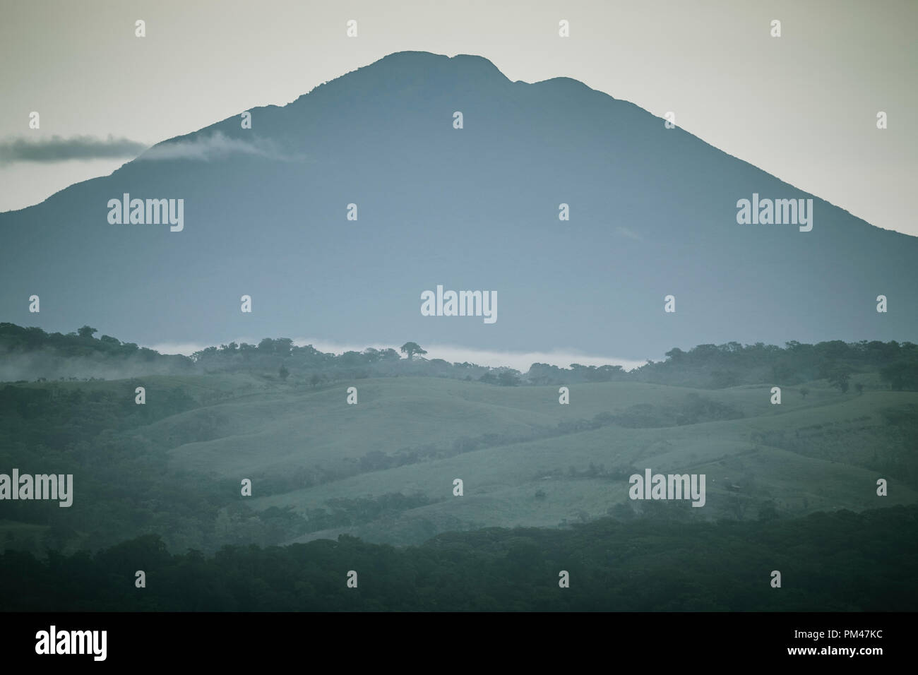 View of Tenorio Volcano. Guanacaste province. Costa Rica Stock Photo ...