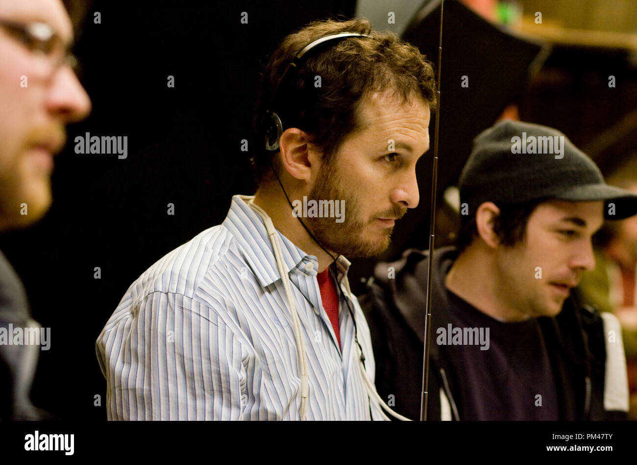 Director Darren Aronofsky on the set of "The Wrestler" 2008 Stock Photo ...