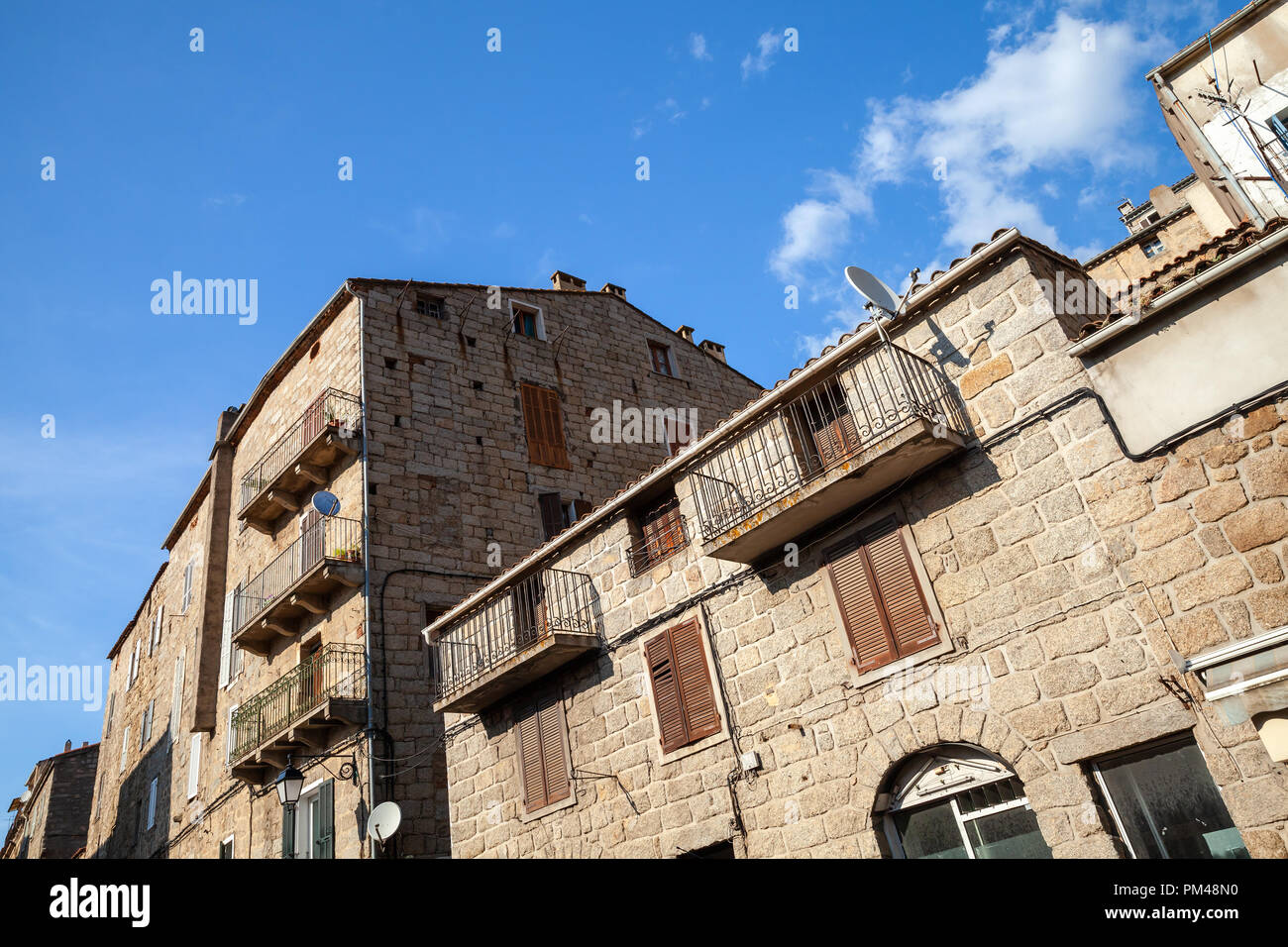 Old corsican city hi-res stock photography and images - Alamy