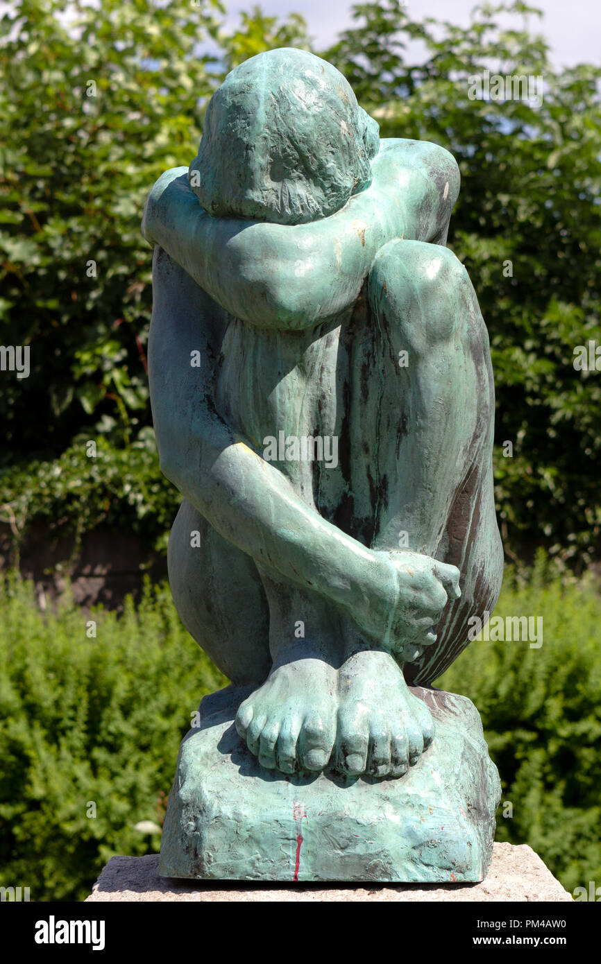 Norway Kristiansund art sculpture on display in park Stock Photo - Alamy