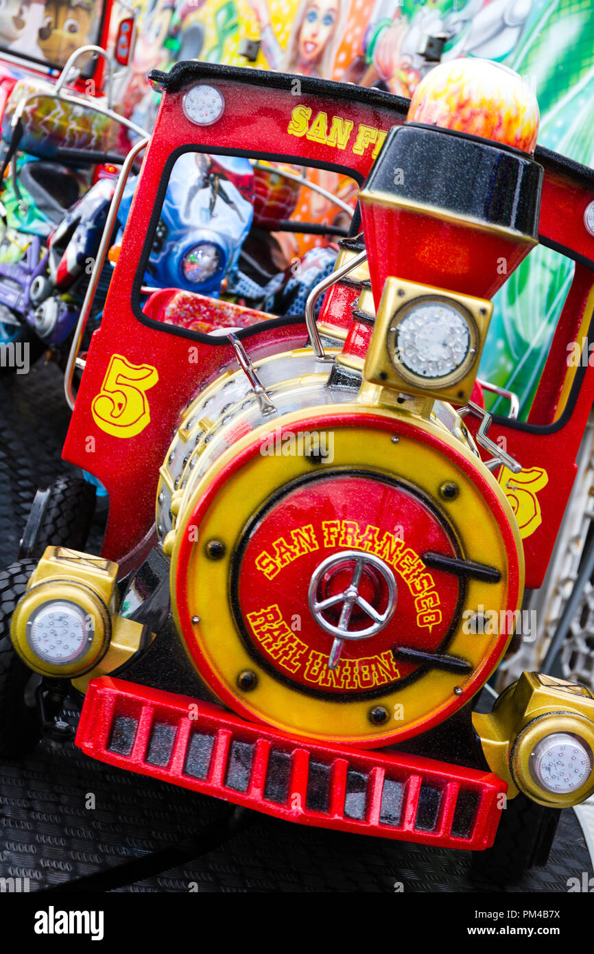 Merry go round train hi-res stock photography and images - Alamy
