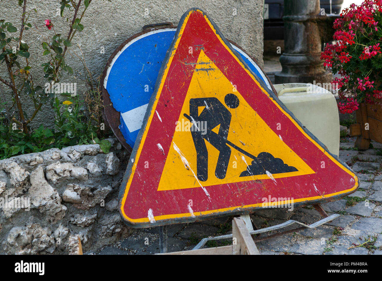 signal man at work Stock Photo - Alamy
