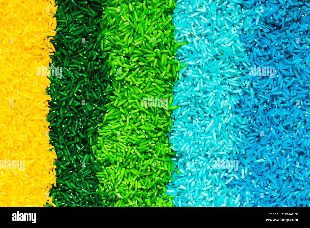 Vertical lines with colorful rice grain Stock Photo - Alamy