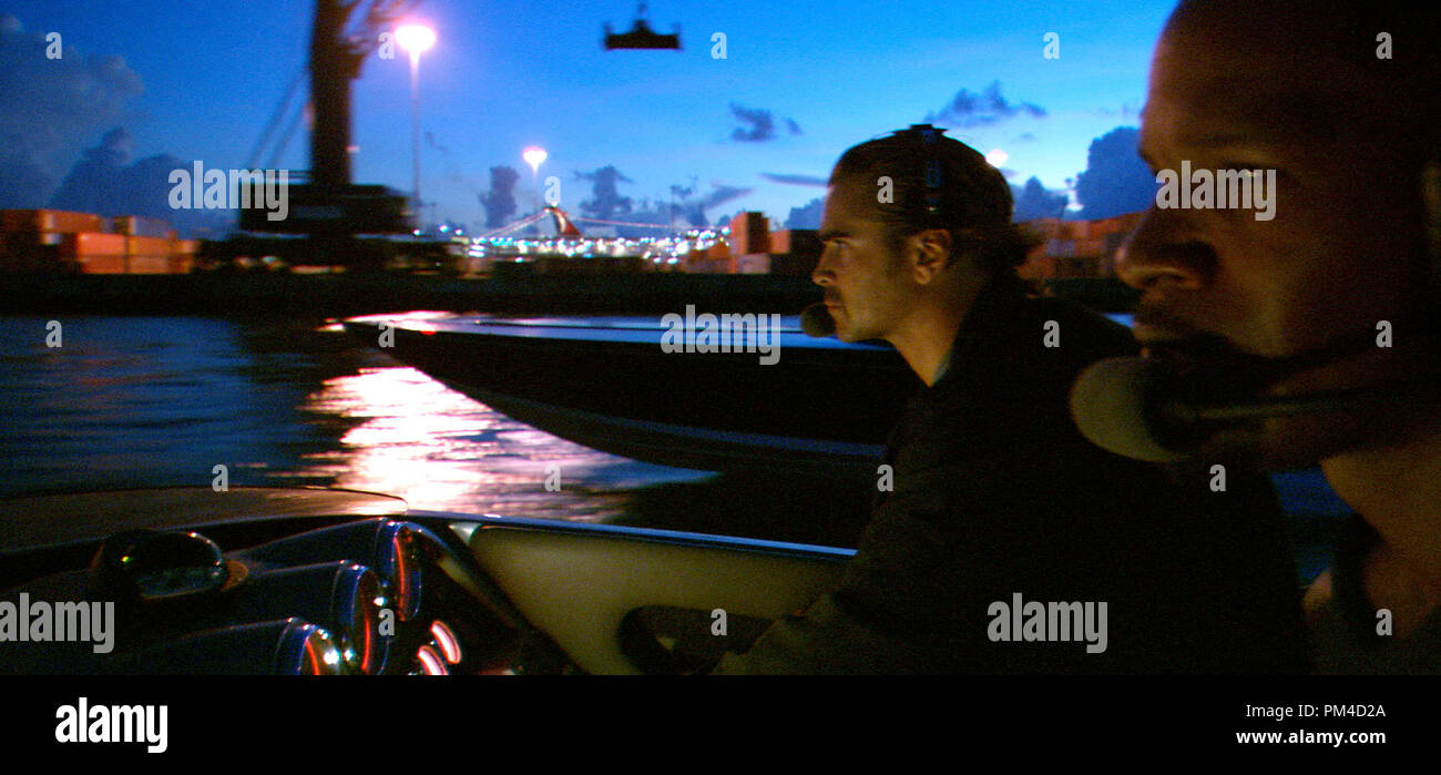 Film Still from "Miami Vice" Colin Farrell, Jamie Foxx 2006 Stock Photo ...