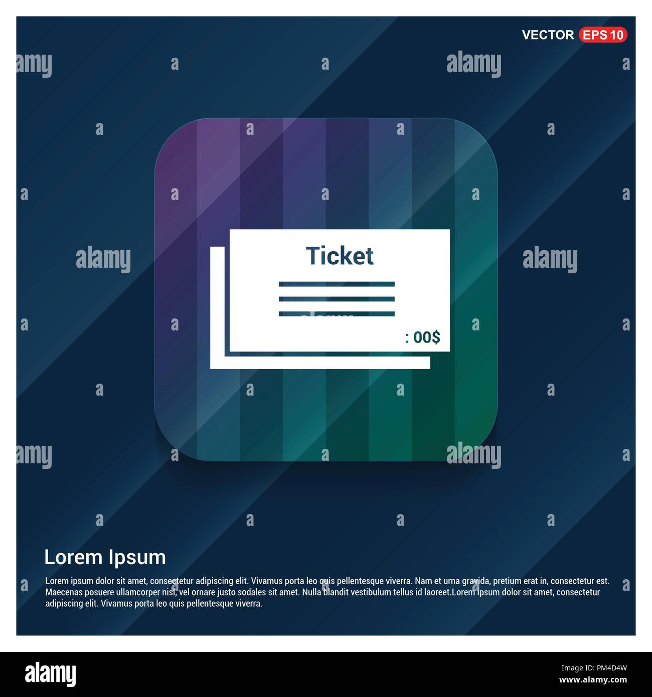 Ticket stubs Stock Vector Images - Alamy