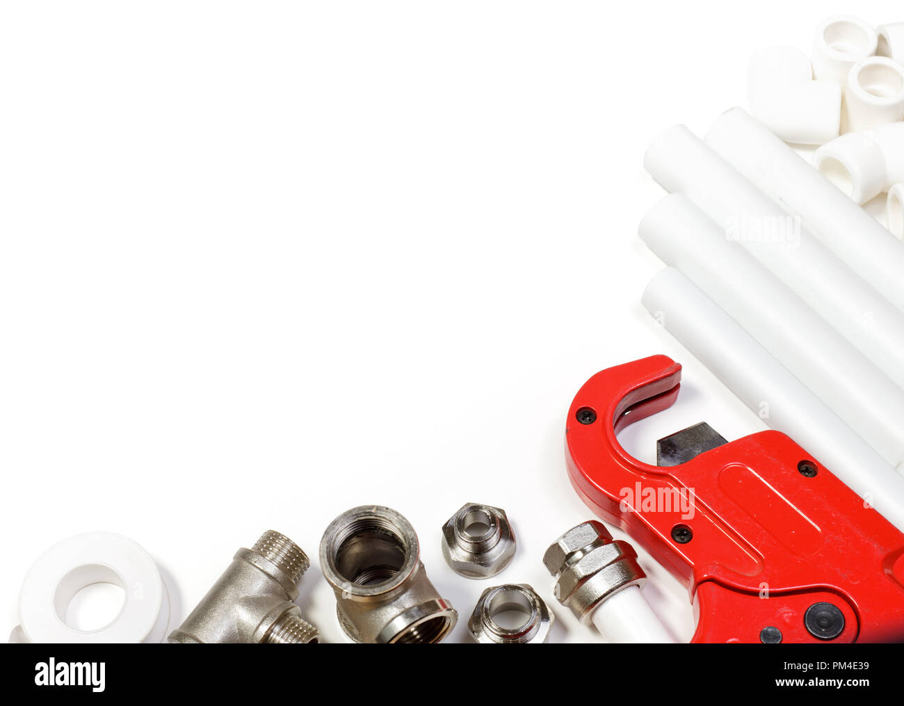 Group of white pvc pipe hi-res stock photography and images - Alamy