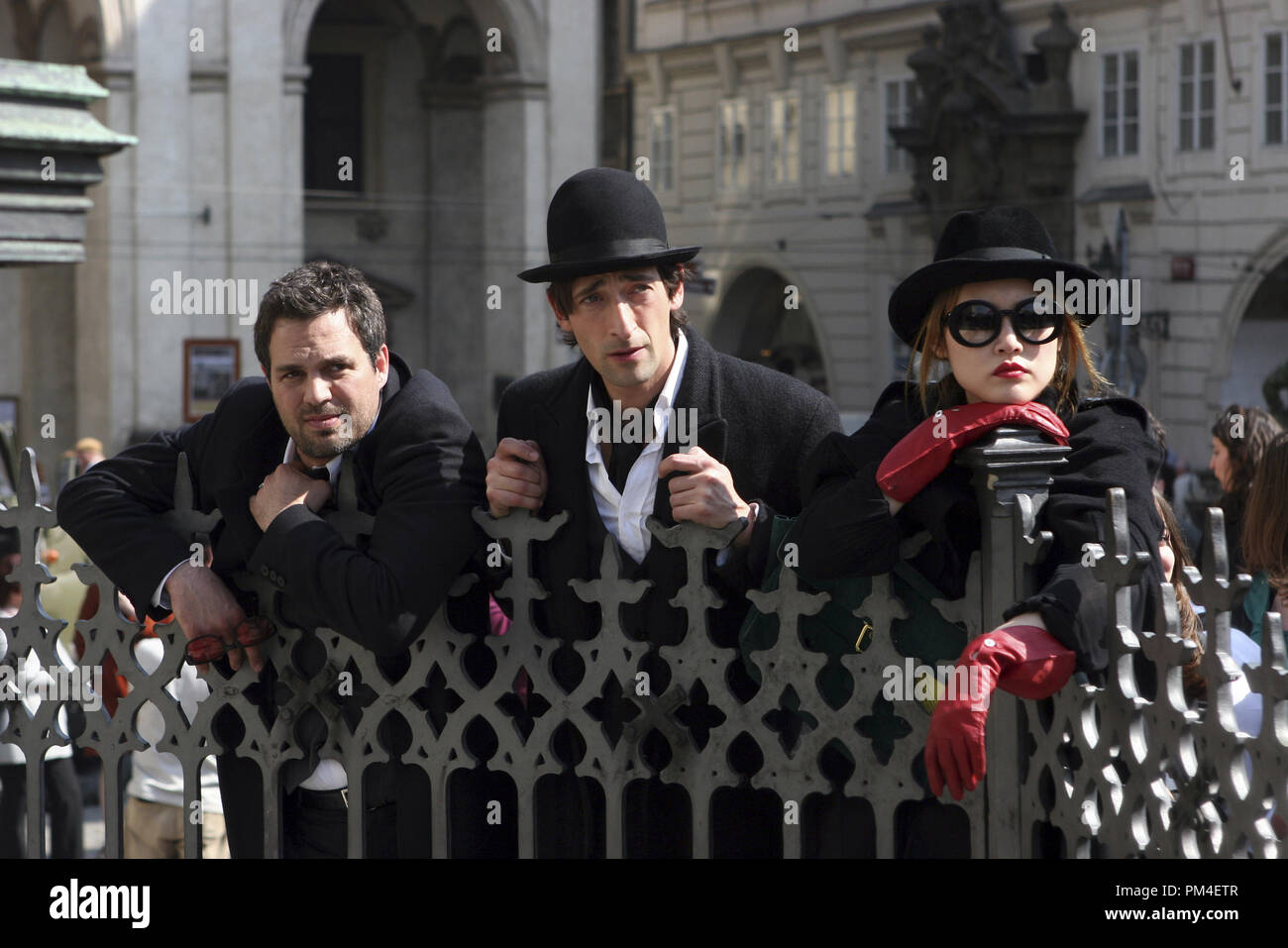 Film Still from "The Brothers Bloom" Mark Ruffalo, Adrien Brody, Rinko ...