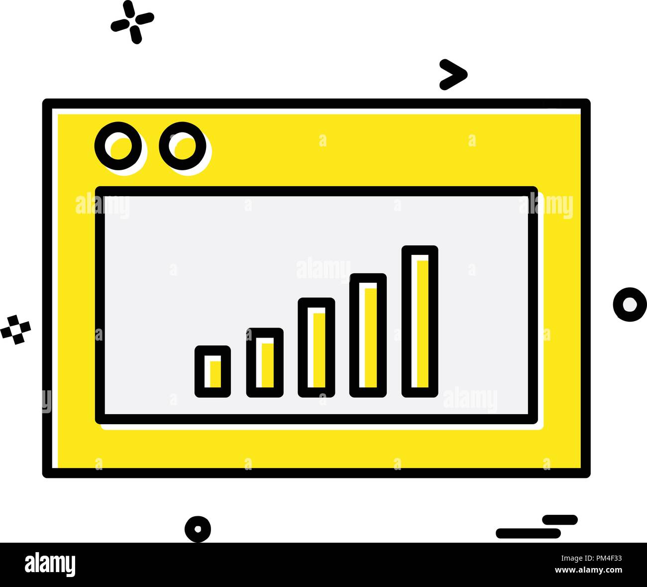 Graph icon design vector Stock Vector Image & Art - Alamy