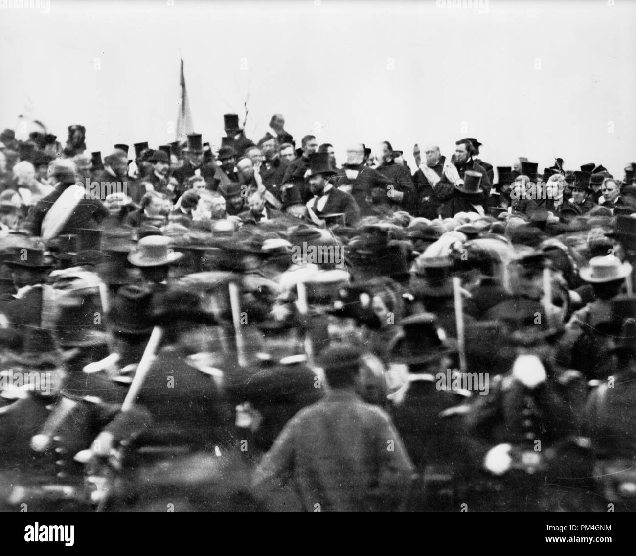Abraham lincolns gettysburg address Black and White Stock Photos ...