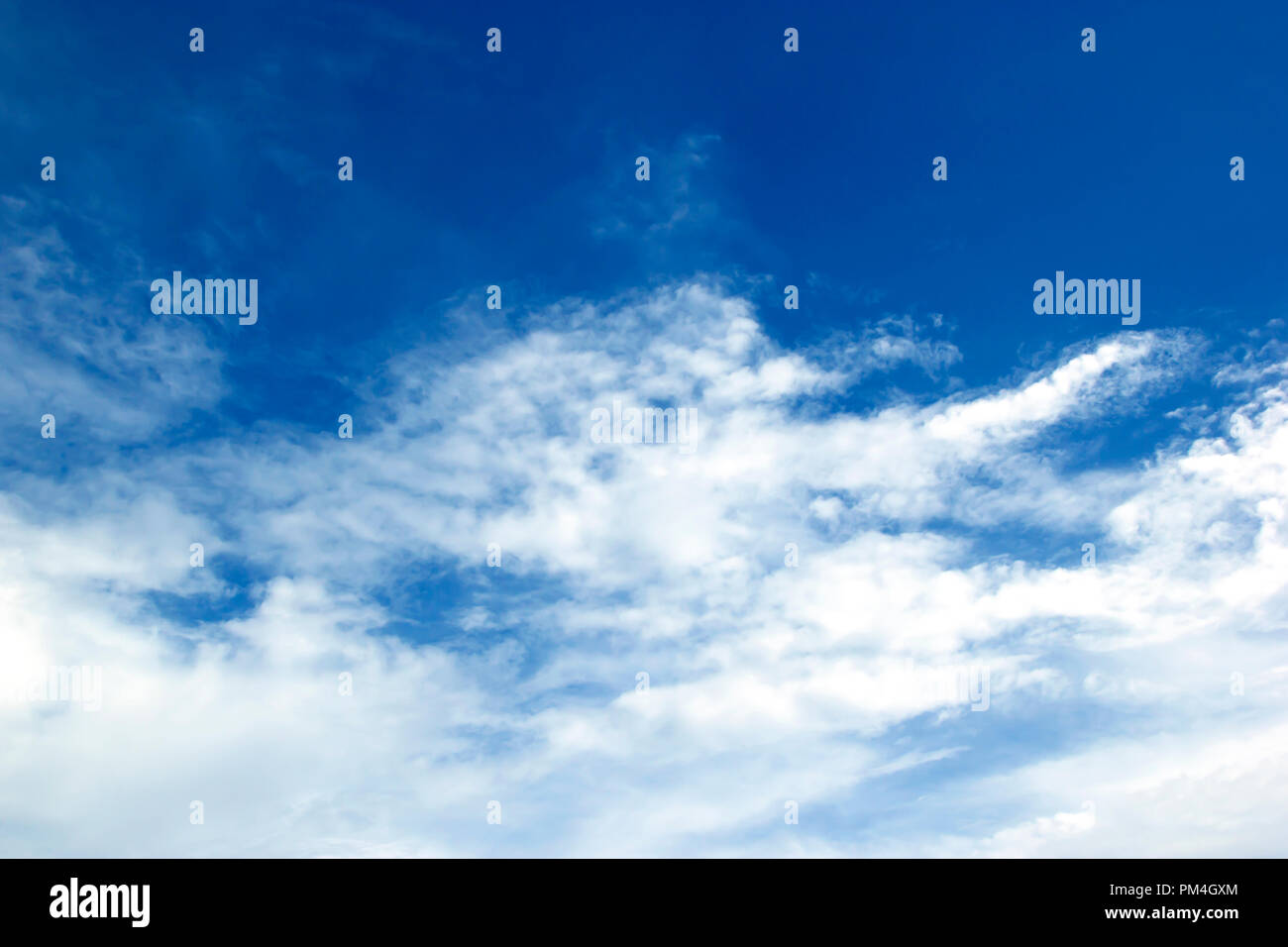 Blue sky white clouds fresh air nature outdoor daylight Stock Photo - Alamy
