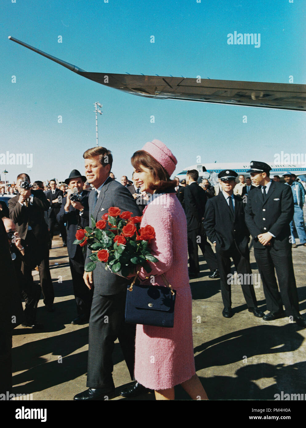 President John F. Kennedy and Mrs. Jacqueline Kennedy Kennedy arrive at ...